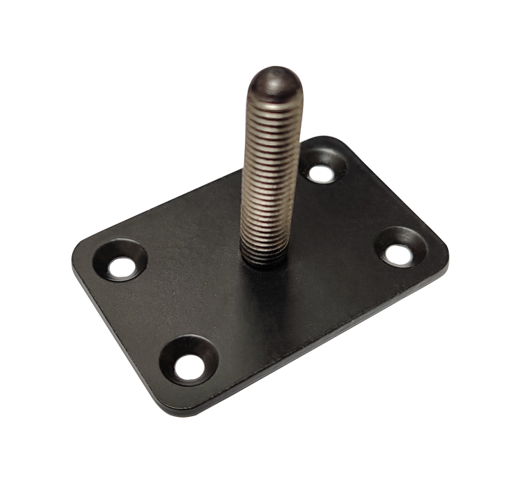 Stud plate | Black scenery fittings | Stage Castors | Räder Busch